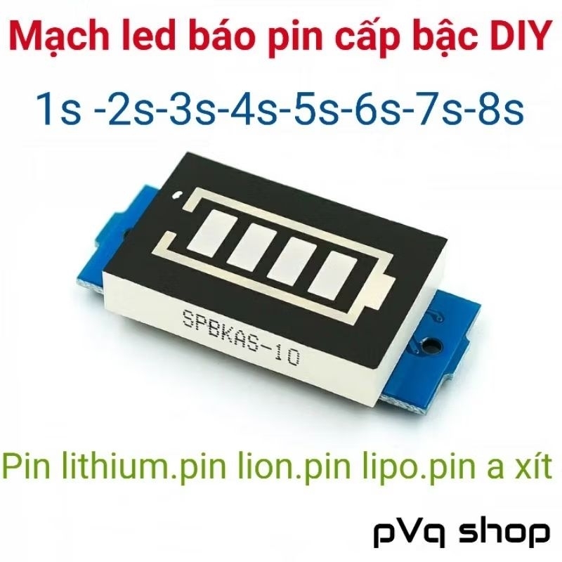 Mạch Led báo mức Pin Lithium lipo - 1S 2S 3S 4S 5S 6S 7S | Shopee Việt Nam