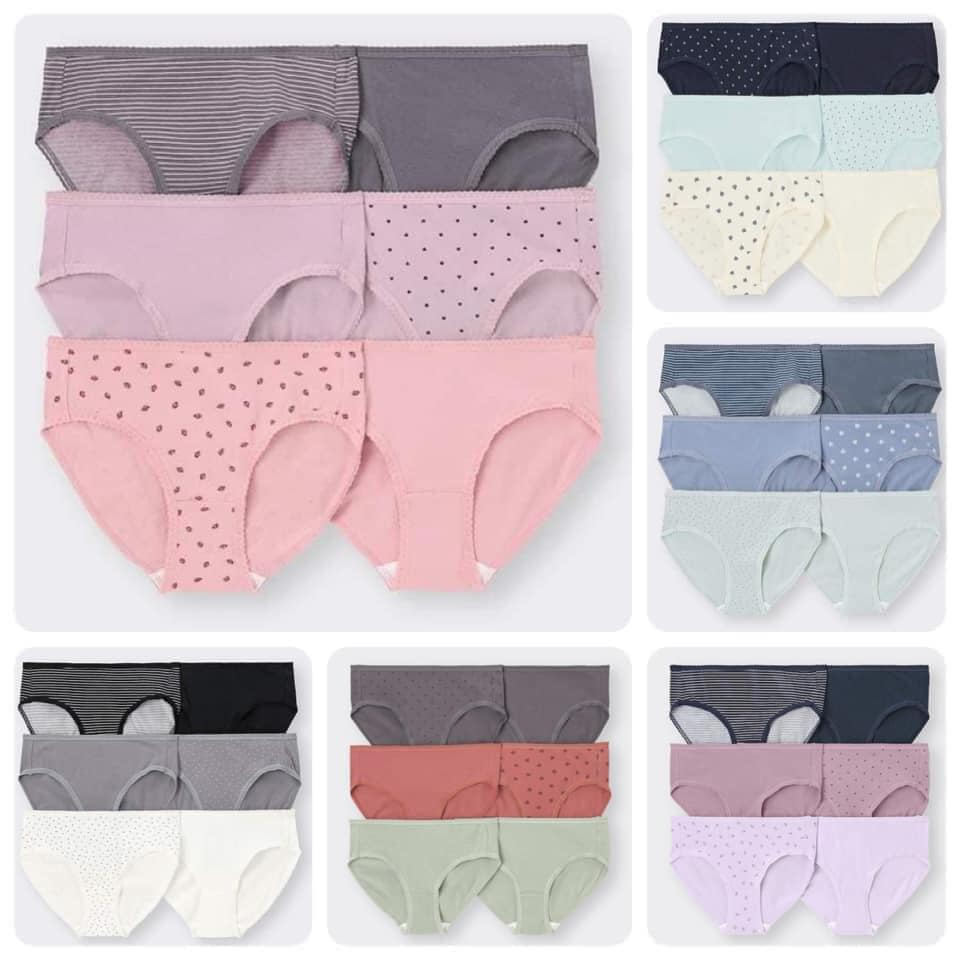 Set 6 Quần chip Gu 100% Cotton nội địa Nhật( giao màu ngẫu nhiên ...