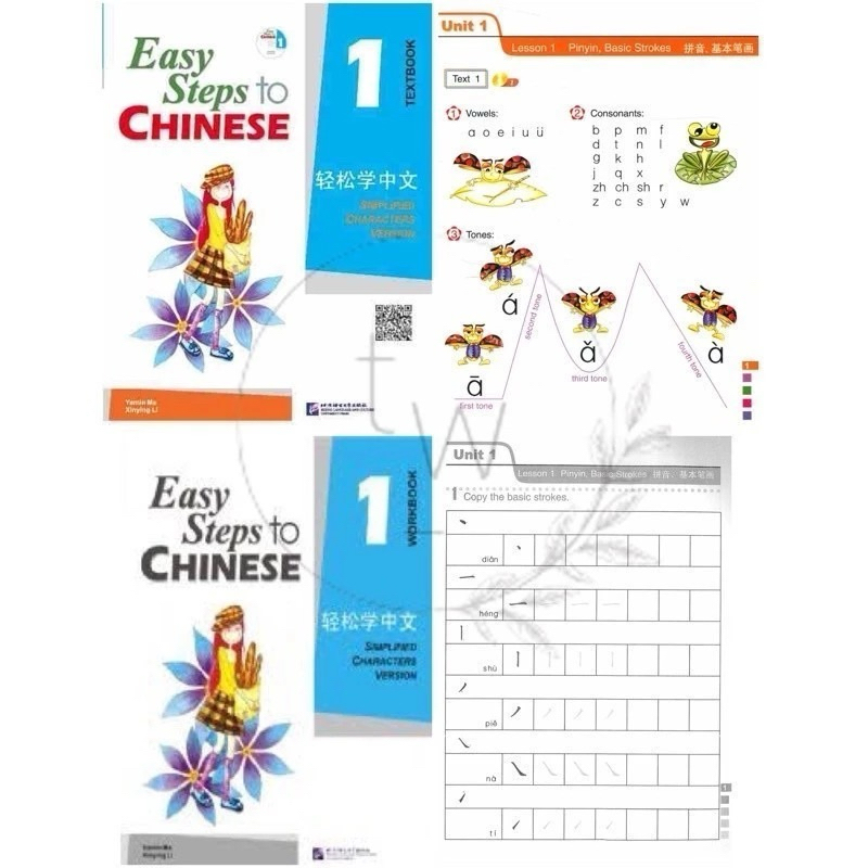 Easy Steps to Chinese 1 2 3 4 5 6 7 8 Textbook Workbook | Shopee Việt Nam
