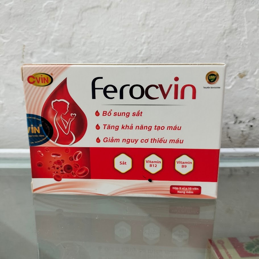 Viên Uống Bổ Sung Sắt Ferocvin - Giúp Giảm Nguy Cơ Thiếu Máu Do Thiếu ...
