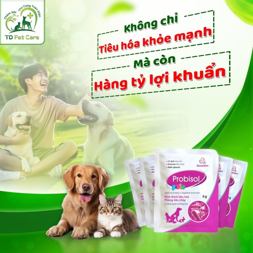Gói Men Tiêu Hóa Cho Chó Mèo Hấp Thụ Thức Ăn Tốt Probisol - Men Vi Sinh ...