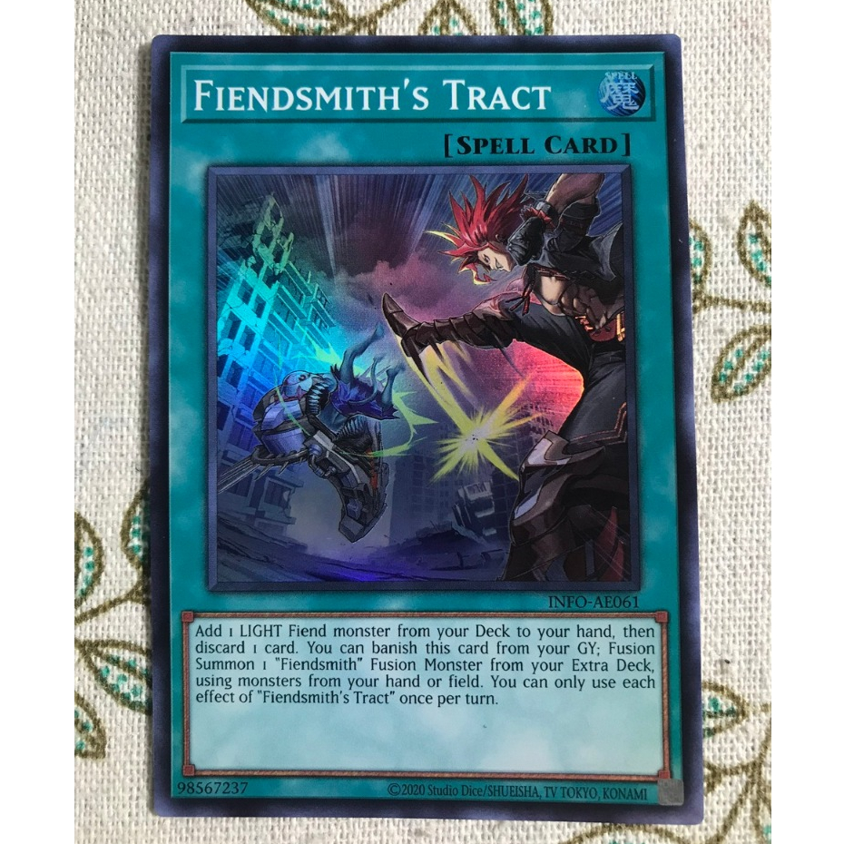 [LiLy_Yugioh] Lá bài INFO-AE061 Fiendsmith's Tract | Shopee Việt Nam