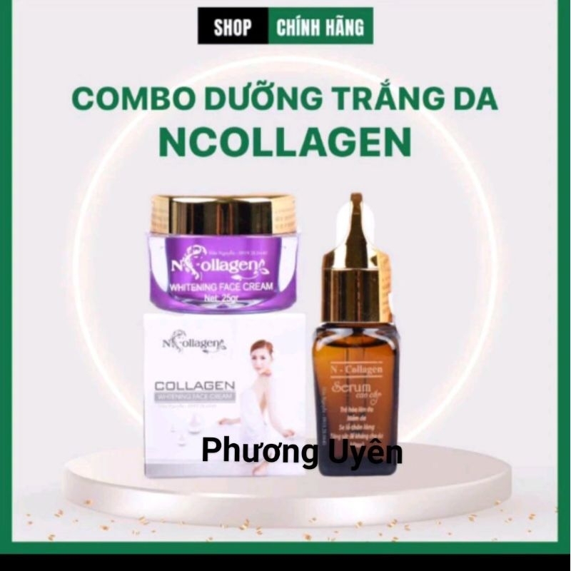 BỘ (CHÍNH HÃNG)FACE CREAM + SERUM CAO CẤP N_COLLAGEN | Shopee Việt Nam