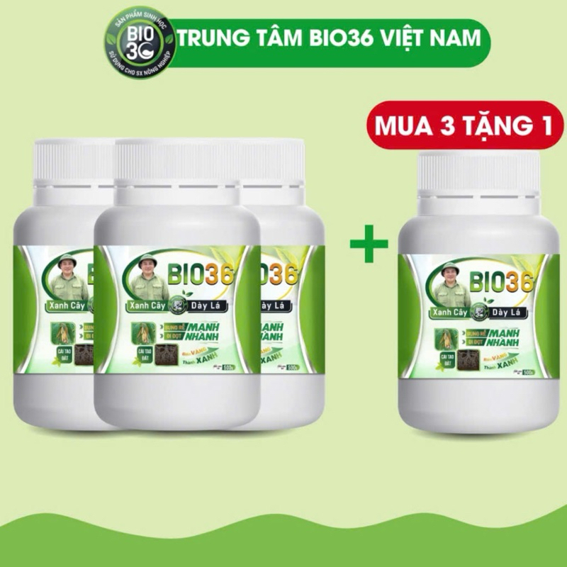 [Bio36 Chính hãng] Combo 4 Bio 36 Siêu Kích Rễ Đi Đọt Nhanh Xanh Cây ...