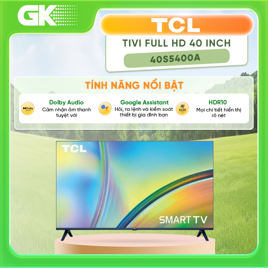 40S5400A - HCM - Smart Tivi TCL Full HD 40 Inch 40S5400A - Bảo Hành Chính Hãng | Shopee Việt Nam