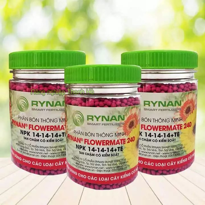 3 lọ phân bón thông minh RYNAN FLOWERMATE 240 - T70.2 | Shopee Việt Nam