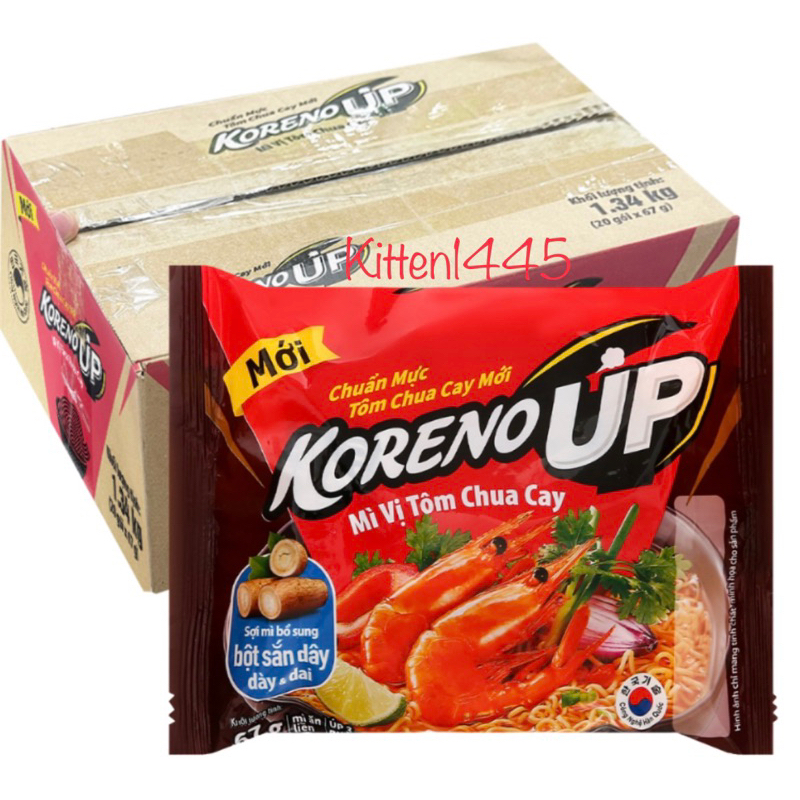 Mì Koreno Up thùng 20 gói x 67g | Shopee Việt Nam