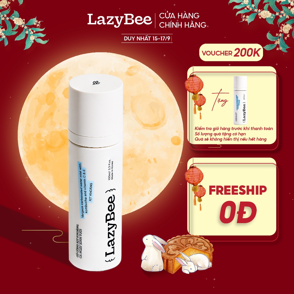 [Mua1tặng1]Nước Xịt Khoáng Lazy Bee Làm Dịu Da Chiết Xuất Kombucha và ...