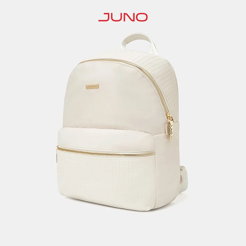 Balo Laptop Nữ Thời trang JUNO Tối Giản Phối Họa Tiết Ô Vuông BL157 ...