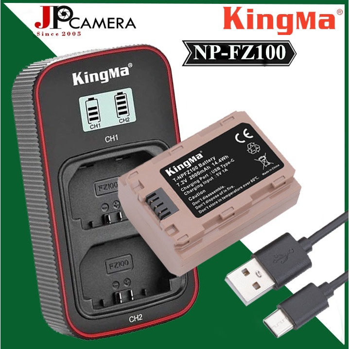 Pin sạc Kingma Ver 5 cho Sony NP-FZ100 | Shopee Việt Nam