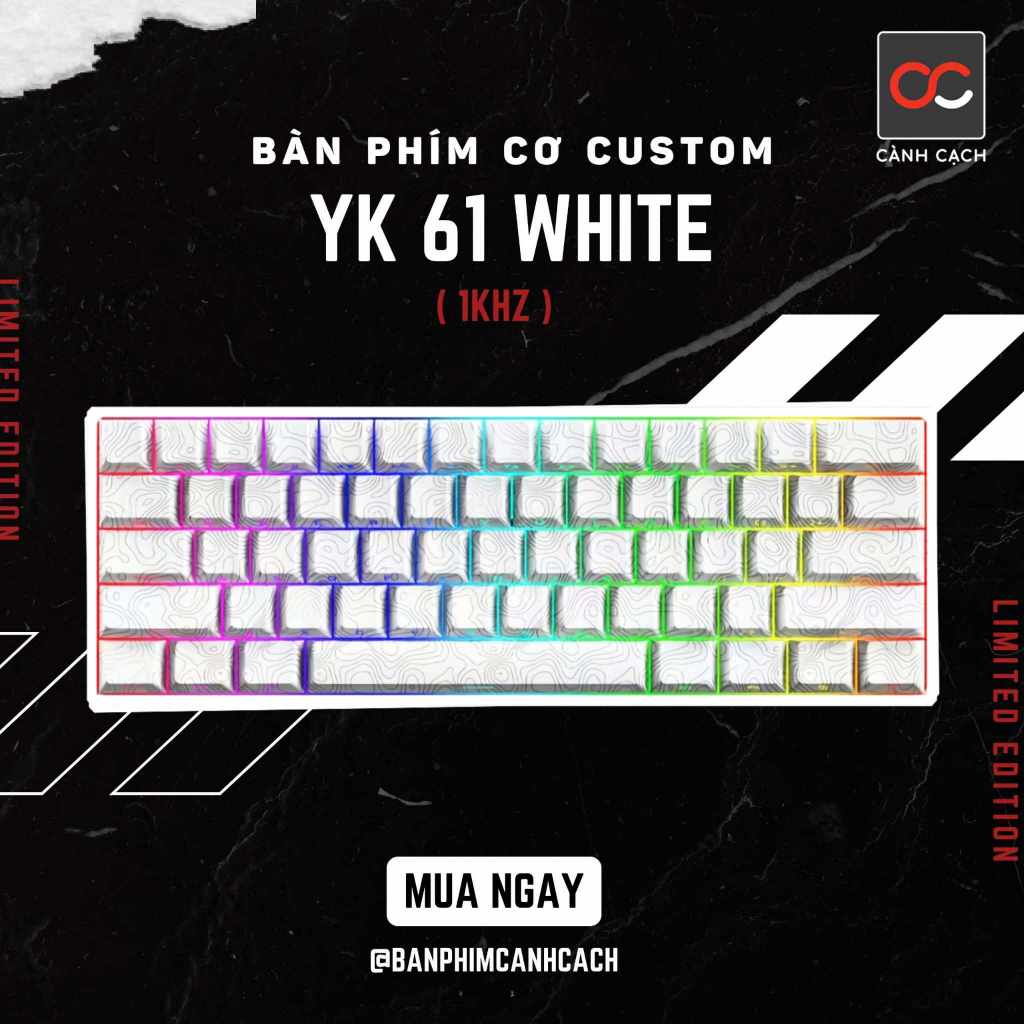 Bàn phím cơ Rapid Trigger YK61 1KHZ | Shopee Việt Nam