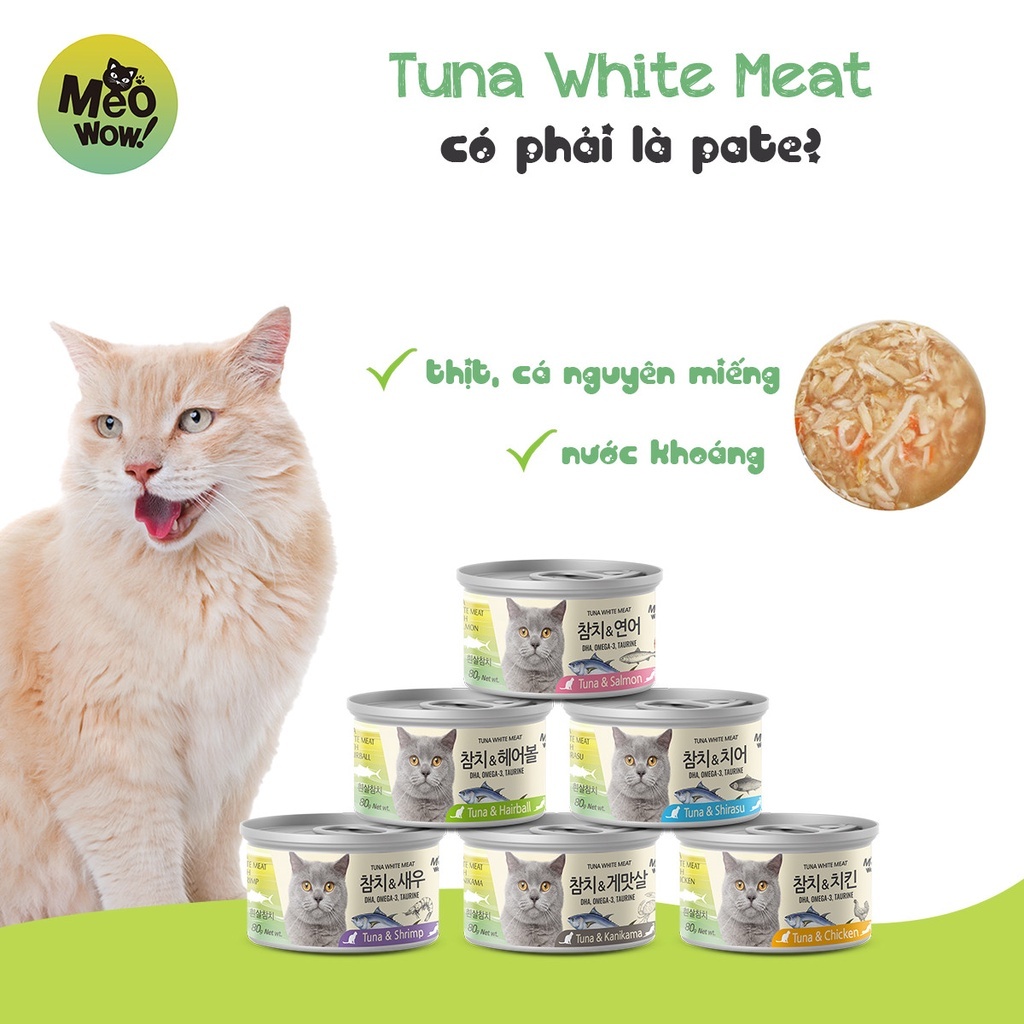 Pate Meowow - Xốt thịt hộp thơm ngon dành cho mèo | Shopee Việt Nam