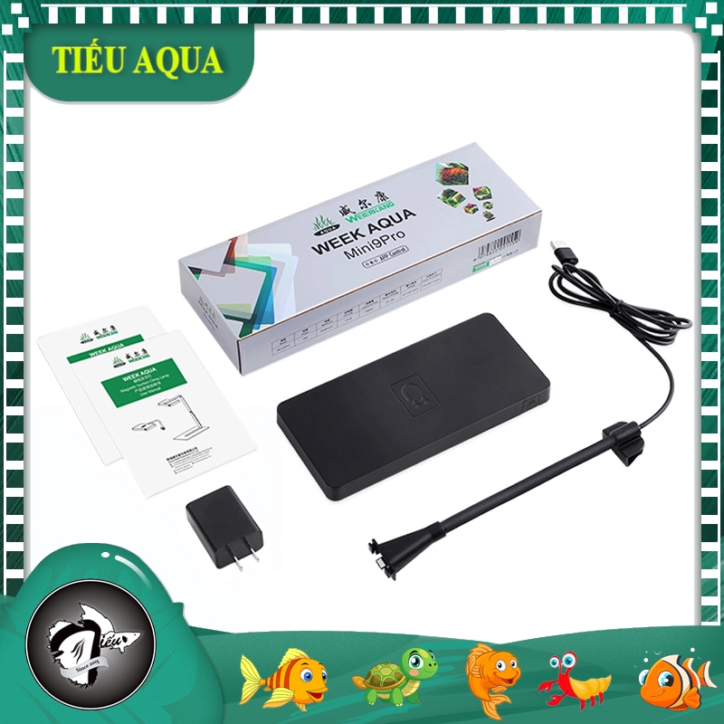 Đèn Led Week Aqua Mini 9Pro RGB và UV - Điều khiển bằng App Điện Thoại | Shopee Việt Nam