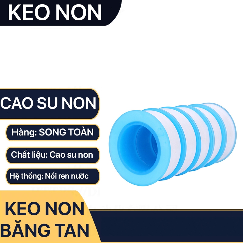 Keo Non Nối Ren, Cuộn Cao Su Non Quấn Chèn Ren Chống Rò Rỉ Tombo Màu Xanh Hoặc Vàng - Dài 10/1 ...
