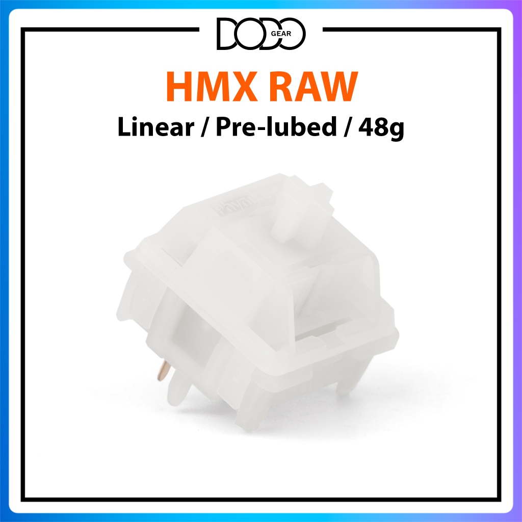 Switch HMX Raw 5 PIN Linear 48g công tắc bàn phím Switch HMX Raw DoDo Gear | Shopee Việt Nam