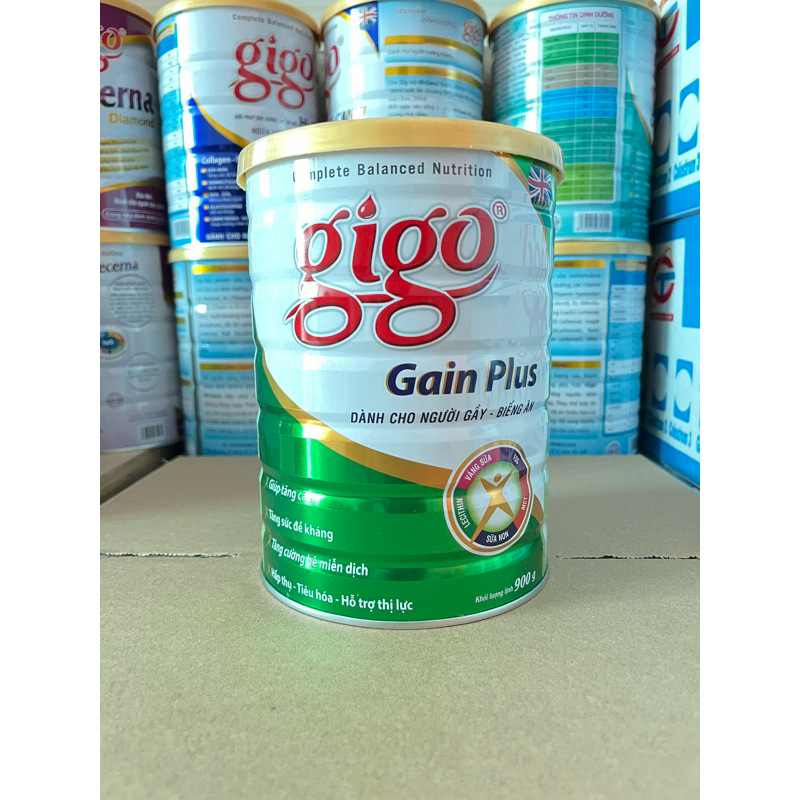 Sữa Gigo Gain Plus 900G Cao Cấp Tăng Cân Cho Người Gầy | Shopee Việt Nam