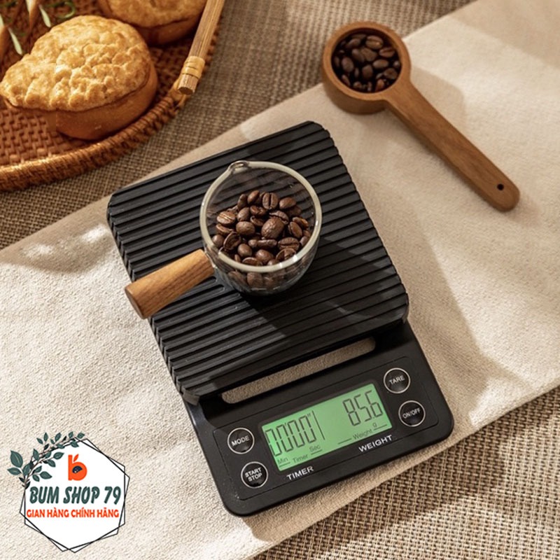 Cân Điện Tử Nhà Bếp Timer Scale Mini Pha Cà Phê Cầm Tay, Cân Tiểu Ly ...