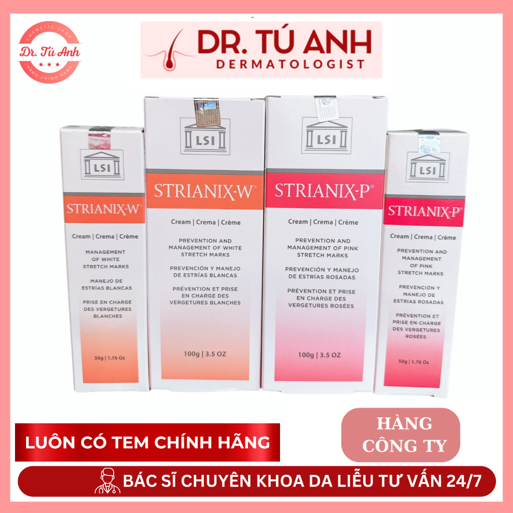 [HÀNG NHẬP KHẨU CHÍNH HÃNG] Kem Chống Rạn Da STRIANIX-P /W 100g /50G ...