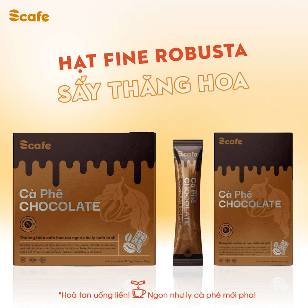 Cà Phê Latte Chocolate Hòa Tan, Cafe Hương Vị Socola | Shopee Việt Nam