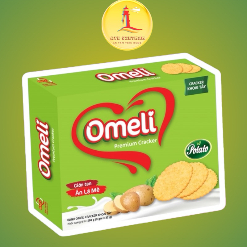 CHÍNH HÃNG - Bánh Khoai Tây Omeli 288g - Giòn Rụm, Thơm Ngon, Ăn Vặt ...