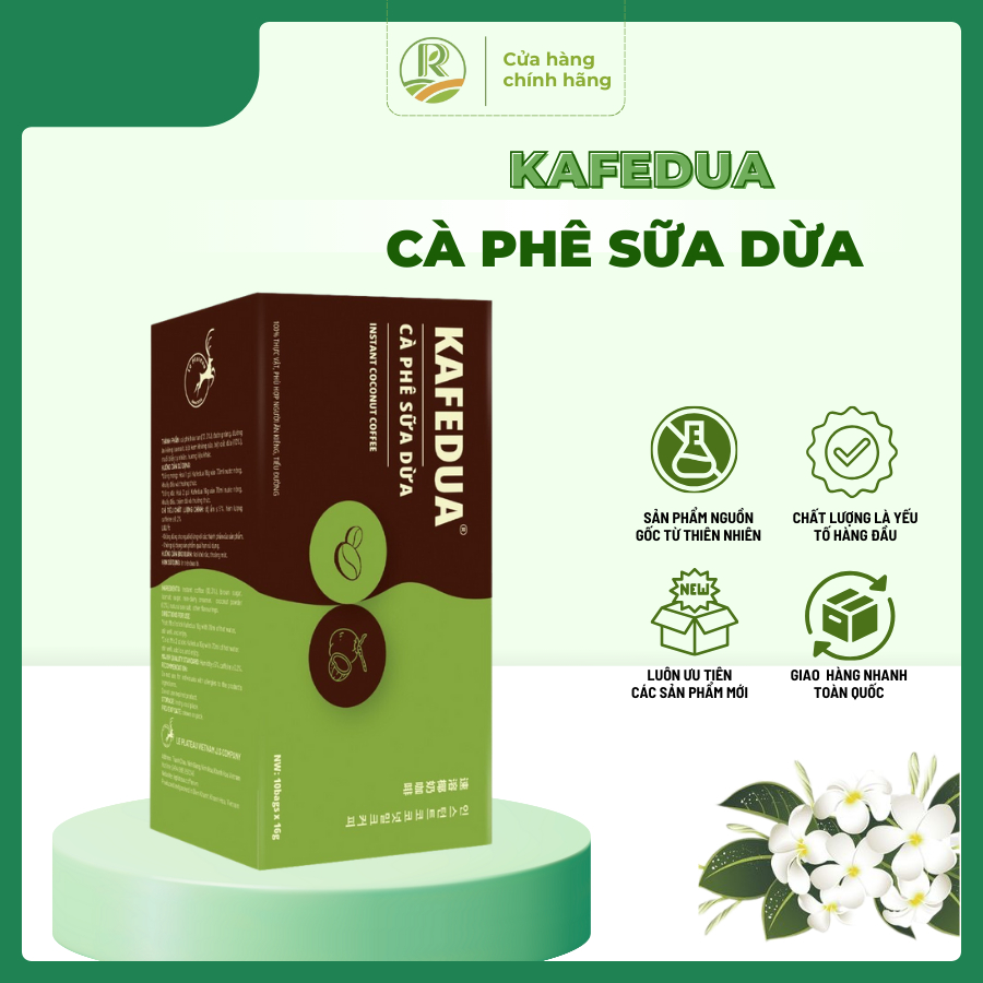 Cà Phê Sữa Dừa,Cà Phê Hòa Tan Loại Đặc Biệt Thơm Ngon Tiện Lợi - KAFE ...