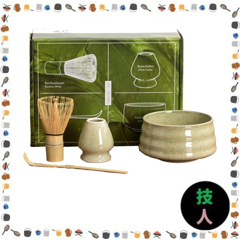 【Direct From Japan】 Matcha 4-piece set, tea utensils, matcha tea ...