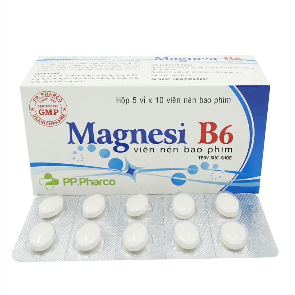 Viên MAGNESI B6 PP.Pharco Hộp 50 viên – Châu Ngân Pharma | Shopee Việt Nam