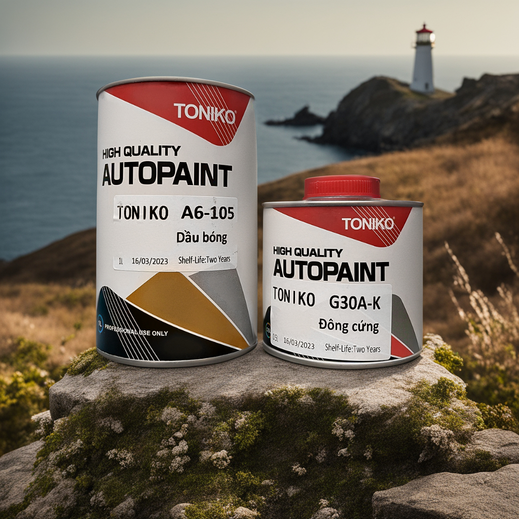 Dầu bóng 2k Toniko kèm cứng 1.5lit cao cấp không cần pha xăng oto xe ...