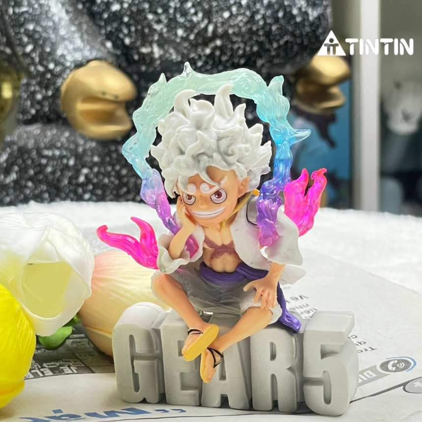 Mô Hình Luffy Chibi Gear 5 Chống Tay Dễ Thương Quà Tặng Cho Bé - Kích ...