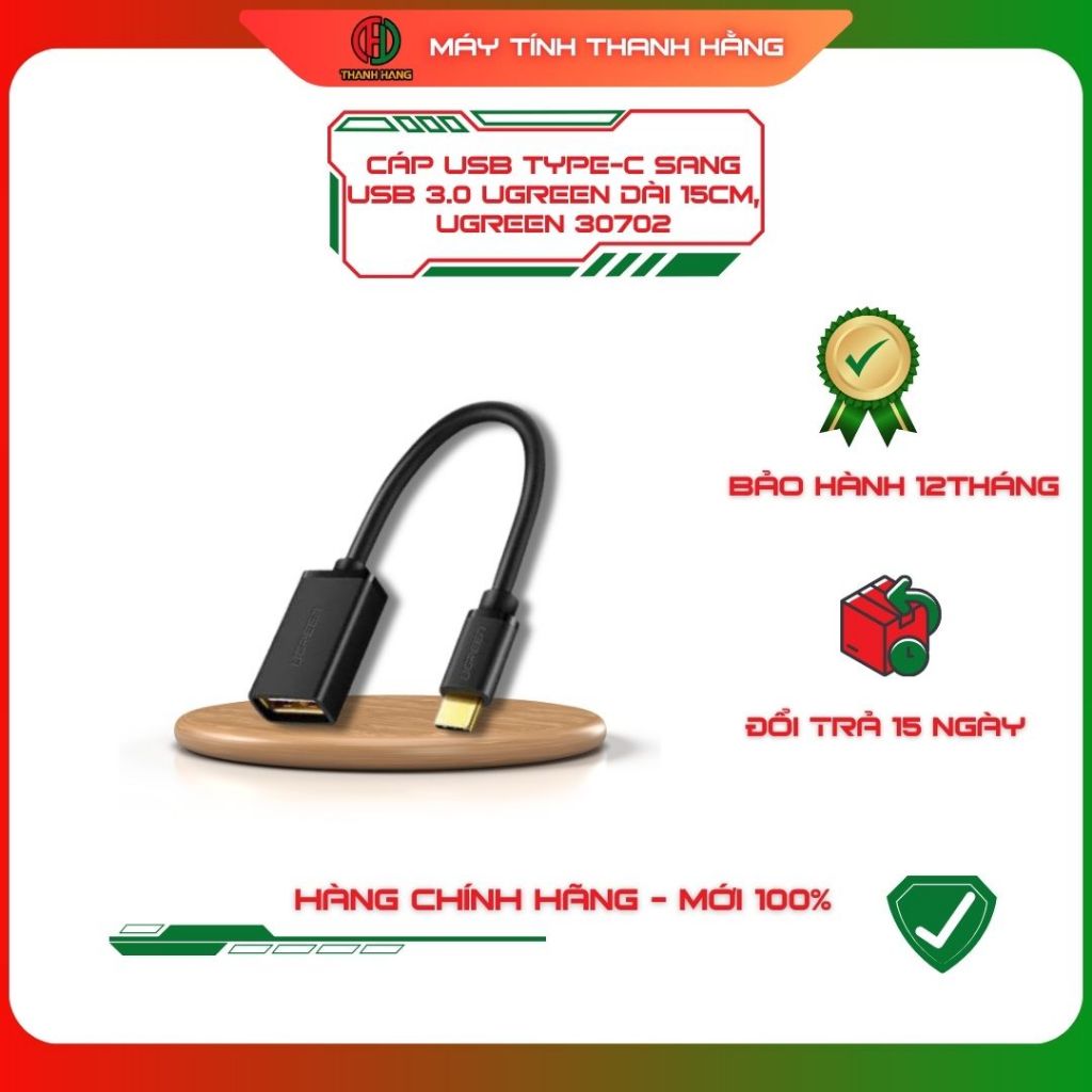 Cáp OTG USB Type -C USB 3.0 𝐔𝐆𝐑𝐄𝐄𝐍 30702 | Shopee Việt Nam