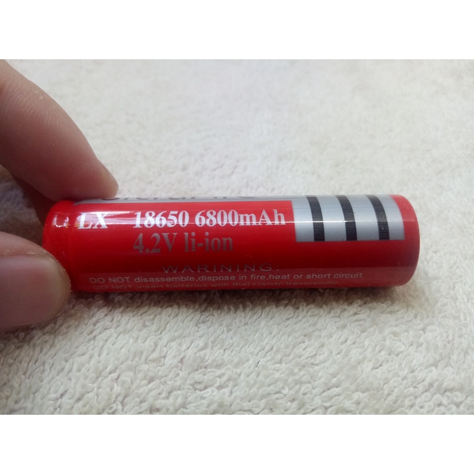 Pin sạc Lithium Li-Ion Ultrafire 18650-4200mAh - 3.7V chính hãng ...