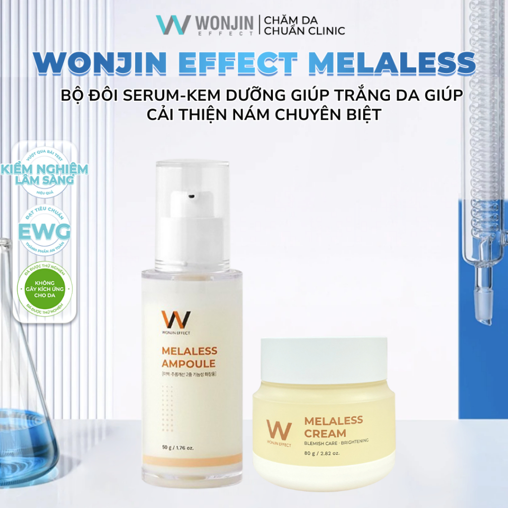[B6]Bộ Đôi Hỗ Trợ Dưỡng Sáng Da, Giảm Mờ Đốm Nâu WonJin Effect Serum ...
