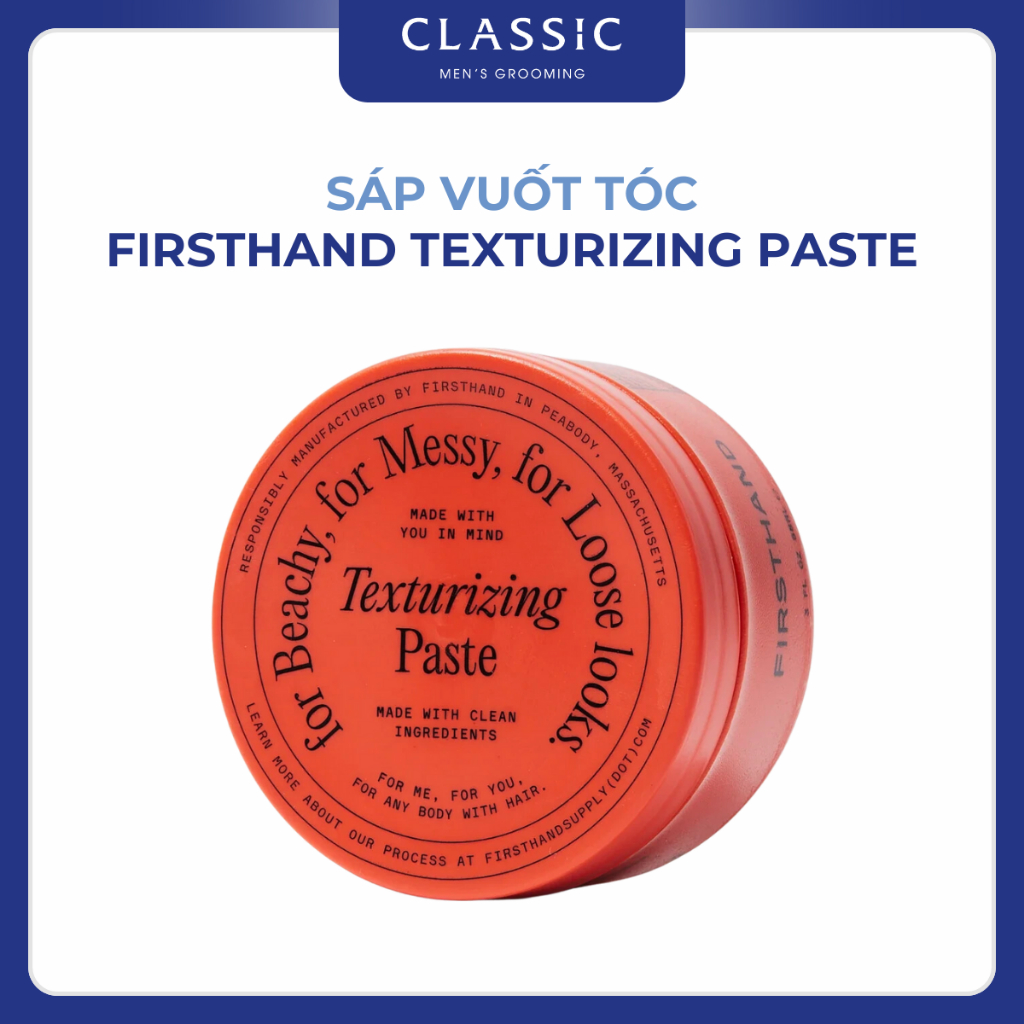 Sáp vuốt tóc Firsthand Supply Texturizing Paste 88ml | Shopee Việt Nam