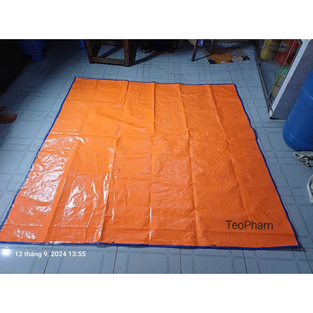 Tấm bạt che nắng mưa - May viền có đóng khuy - Kích thước 2m x 2m | Shopee Việt Nam
