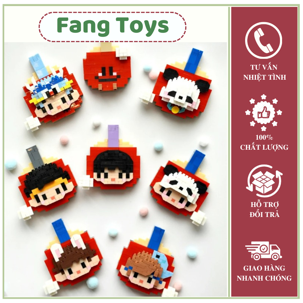 [Fang Toys] Bộ đồ chơi lắp ráp mảnh trơn mô hình Table Tennis 8 mẫu ...