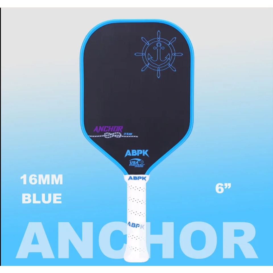 Vợt pickleball ABPK Anchor 6" Dài với Tay Cầm Hai Bên T700 Carbon Kích ...