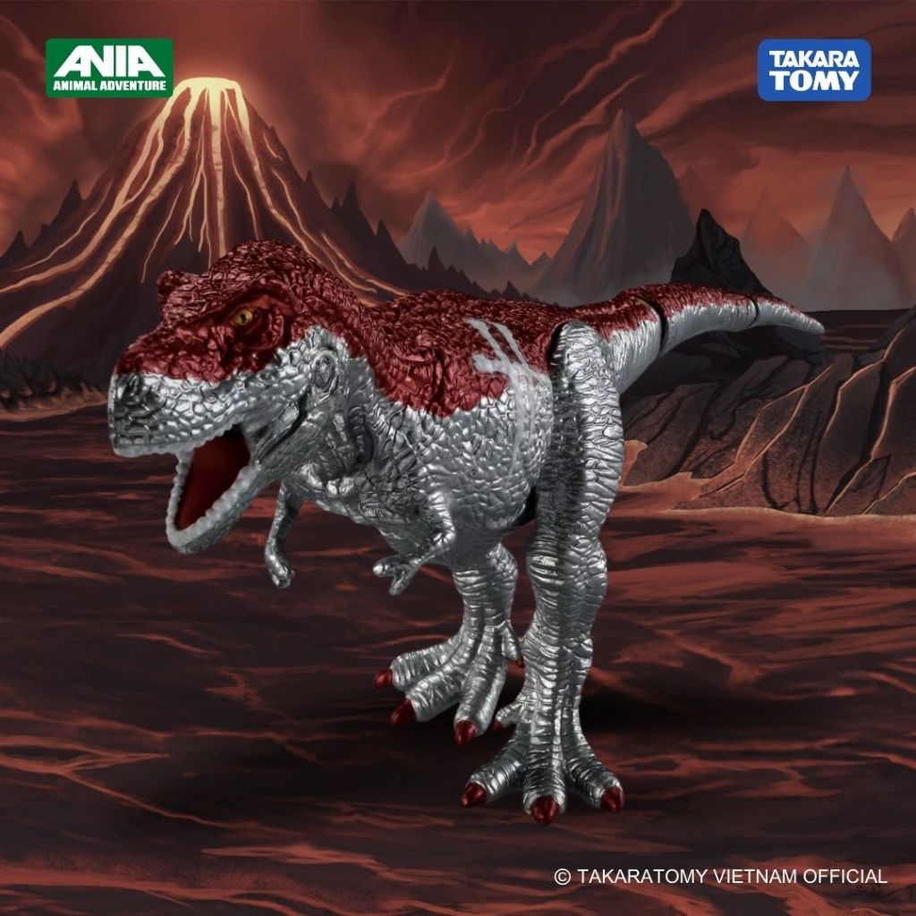 Mô hình Khủng Long Bạo Chúa cao cấp ANIA KINGDOM AL - Iron Blaze (T-rex) 929512 Fullbox Chính ...