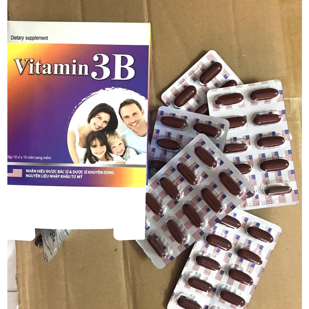 Vitamin 3b b1 b6 b12 Tím bồi bổ sức khoẻ bổ sung vitamin khoáng chất cho cơ thể viên | Shopee ...