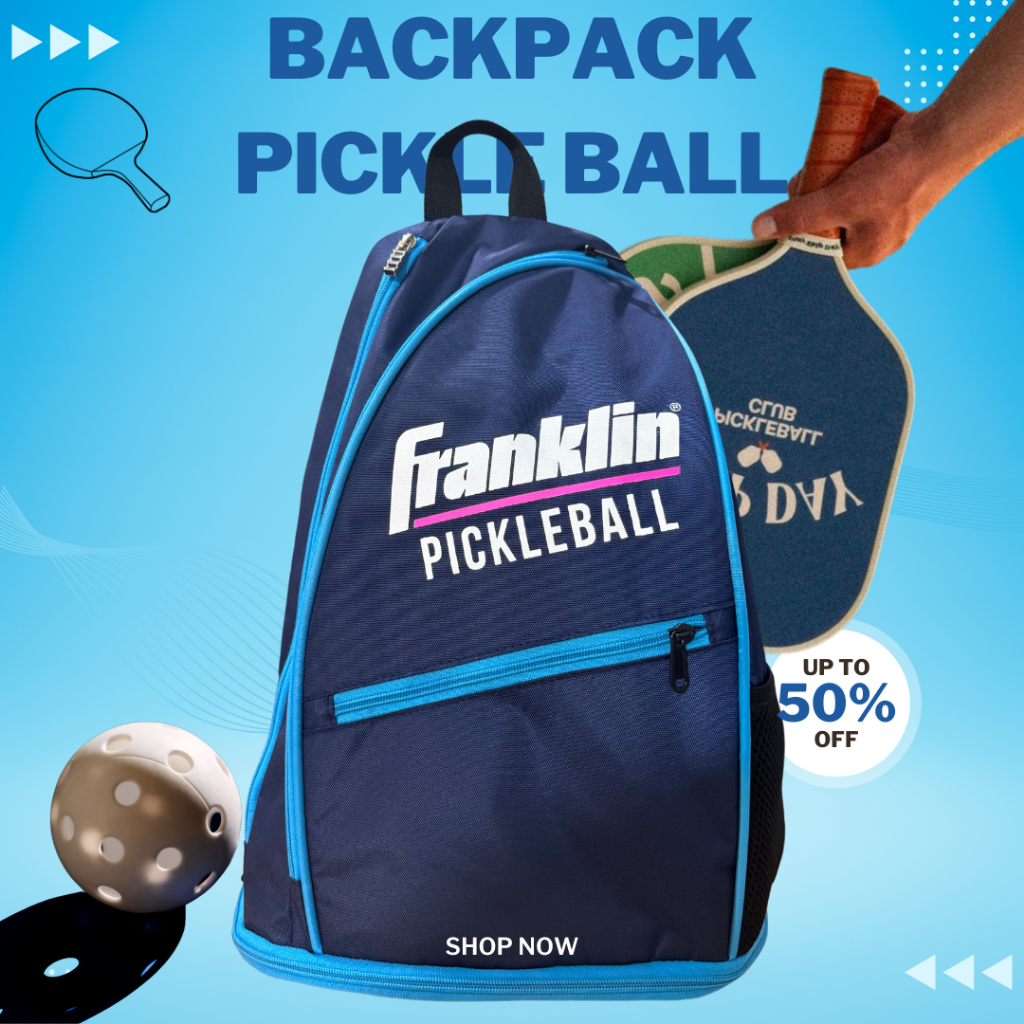Balo thể thao đựng vợt Pickleball Franklin cao cấp, Chất liệu Polyester ...