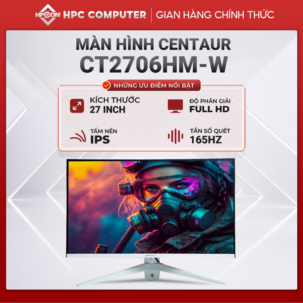 Màn hình LCD 27inch | IPS | 165Hz chính hãng Centaur CT2706HM - Bảo hành 24 tháng | Shopee Việt Nam