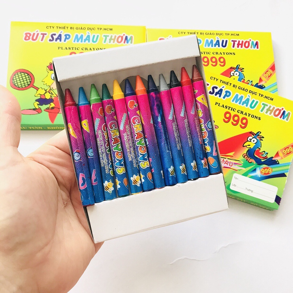 BÚT SÁP MIC THƠM (HỘP 12 MÀU) | Shopee Việt Nam