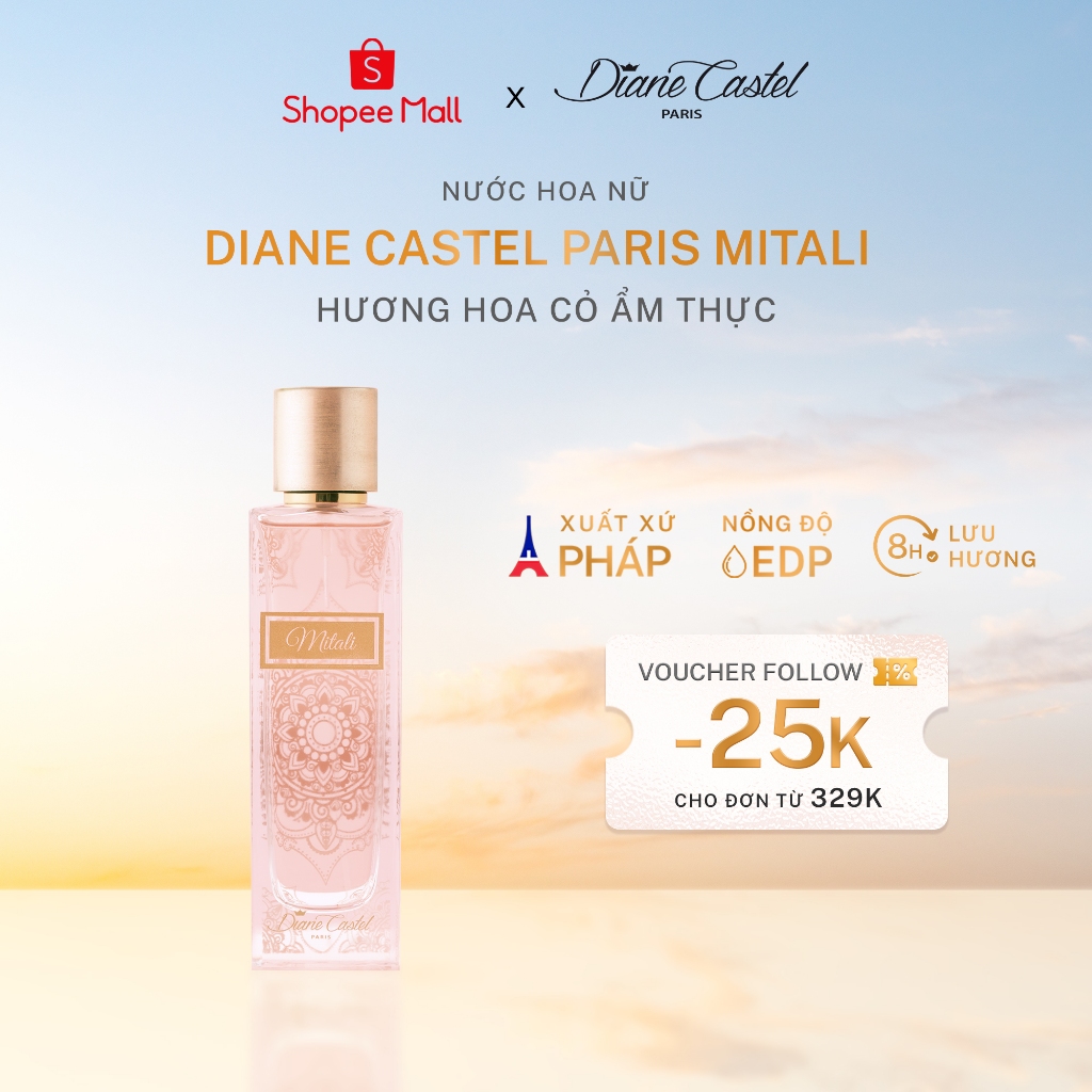 Nước hoa nữ Diane Castel Paris Mitali EDP 100ml | Shopee Việt Nam