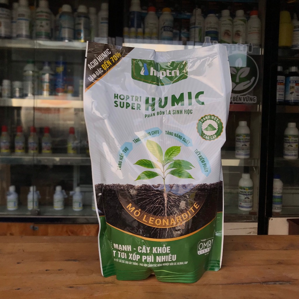Phân bón lá Hợp trí SUPER HUMIC dạng bột - 250g (thùng 40) (Gói ...