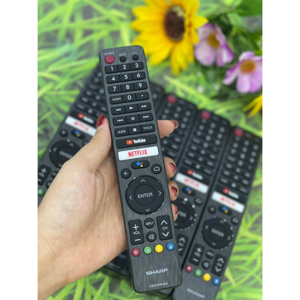 Remote tivi SHARP có tính năng giọng nói- bảo hành 03 tháng | Shopee ...
