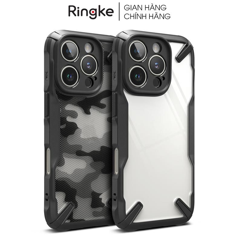 Ốp lưng iPhone 16 Pro Max/16 Pro/16 Plus/16 RINGKE Fusion X | Shopee ...