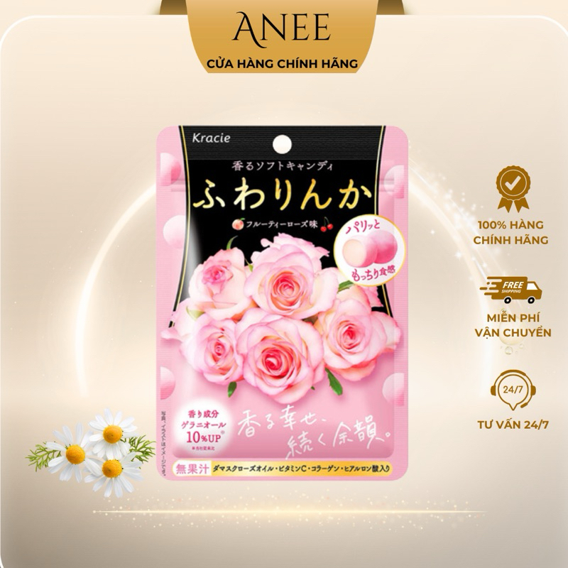 Kẹo hoa hồng Kracie Collagen thơm cơ thể, đẹp da 35g Nhật Bản (date mới) | Shopee Việt Nam