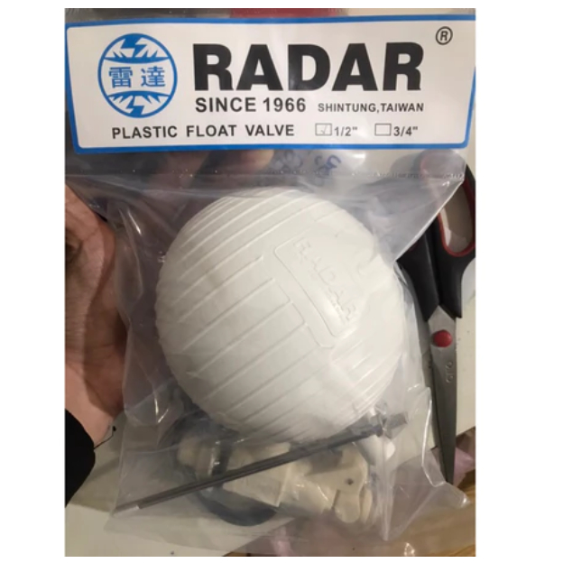Phao cơ, Van phao nhựa phi 27 RADAR- BH 12 tháng- Hàng chính hãng ...