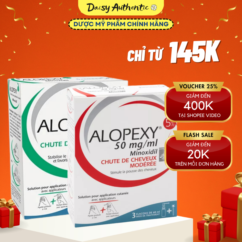 Xịt mọc tóc Minoxidil 5% Alopexy 50mg/ml - Ngăn rụng tóc hiệu quả ...