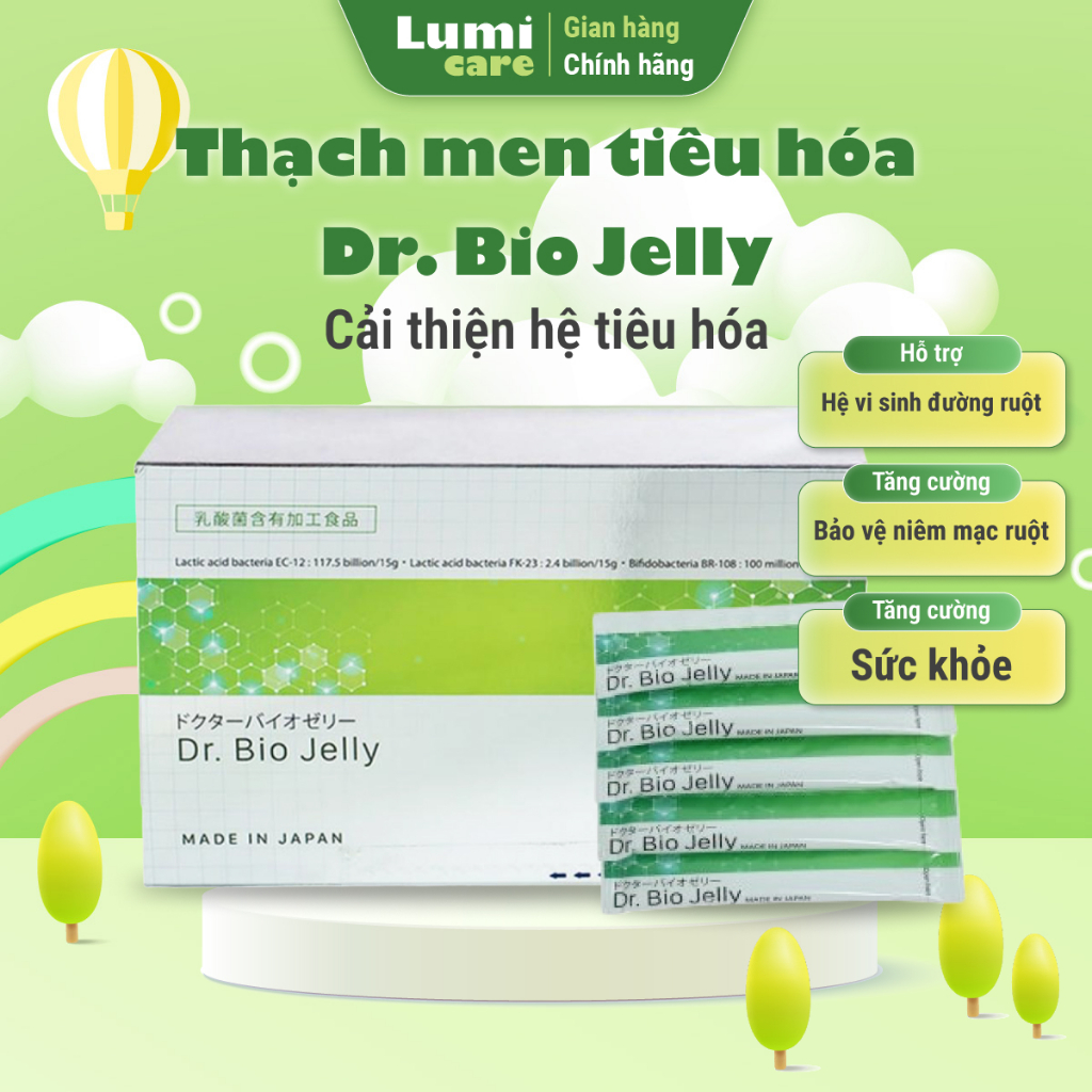 Thạch Men Tiêu Hóa Dr. Bio Jelly, Giúp Ăn Ngon, Bổ Sung Vi Khuẩn Có Lợi ...