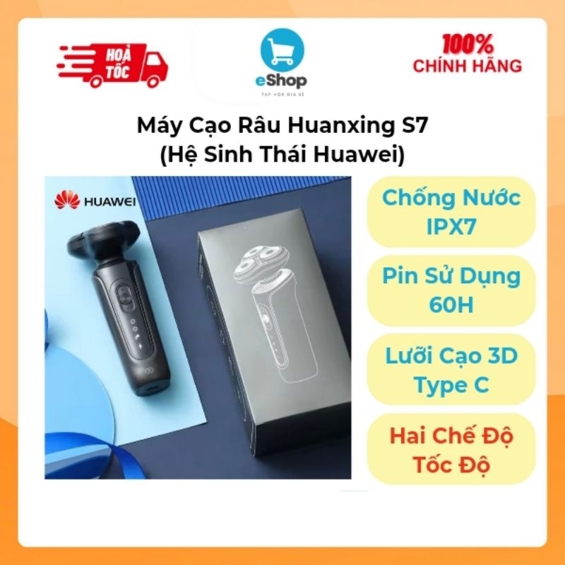 Máy Cạo Râu Huanxing S7 (Hệ Sinh Thái Huawei) - Chống Nước IPX7, Lưỡi ...